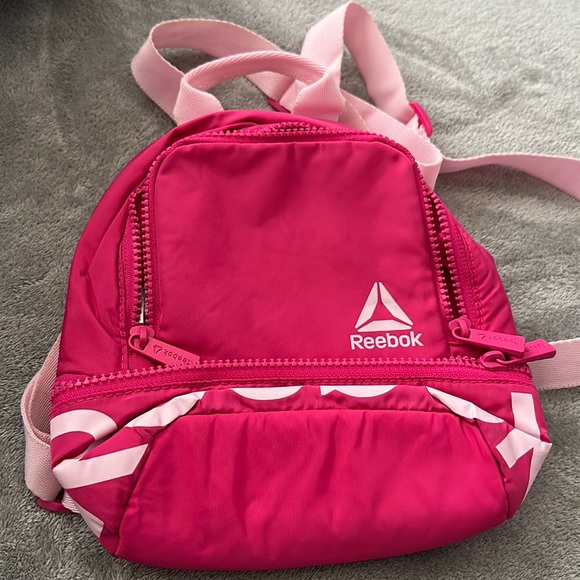 Reebok | Bags | Reebok Mini Pink Backpack | Poshmark